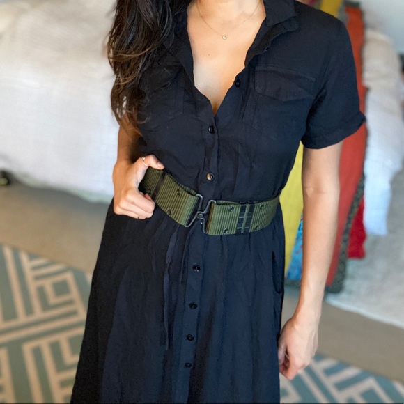 Accessories | Vintage Military Green Wide Belt Classic Statement | Poshmark